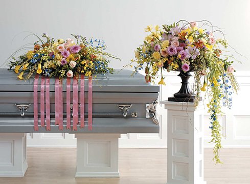 Spring Casket Spray and Stand – Ottawa Flowers Inc.
