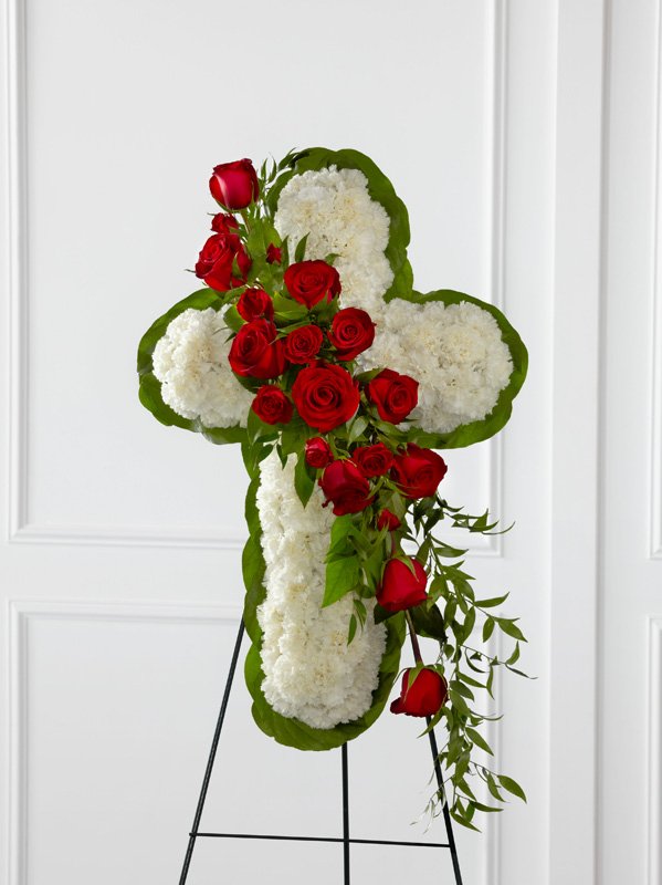 Floral Cross Easel – Ottawa Flowers Inc.