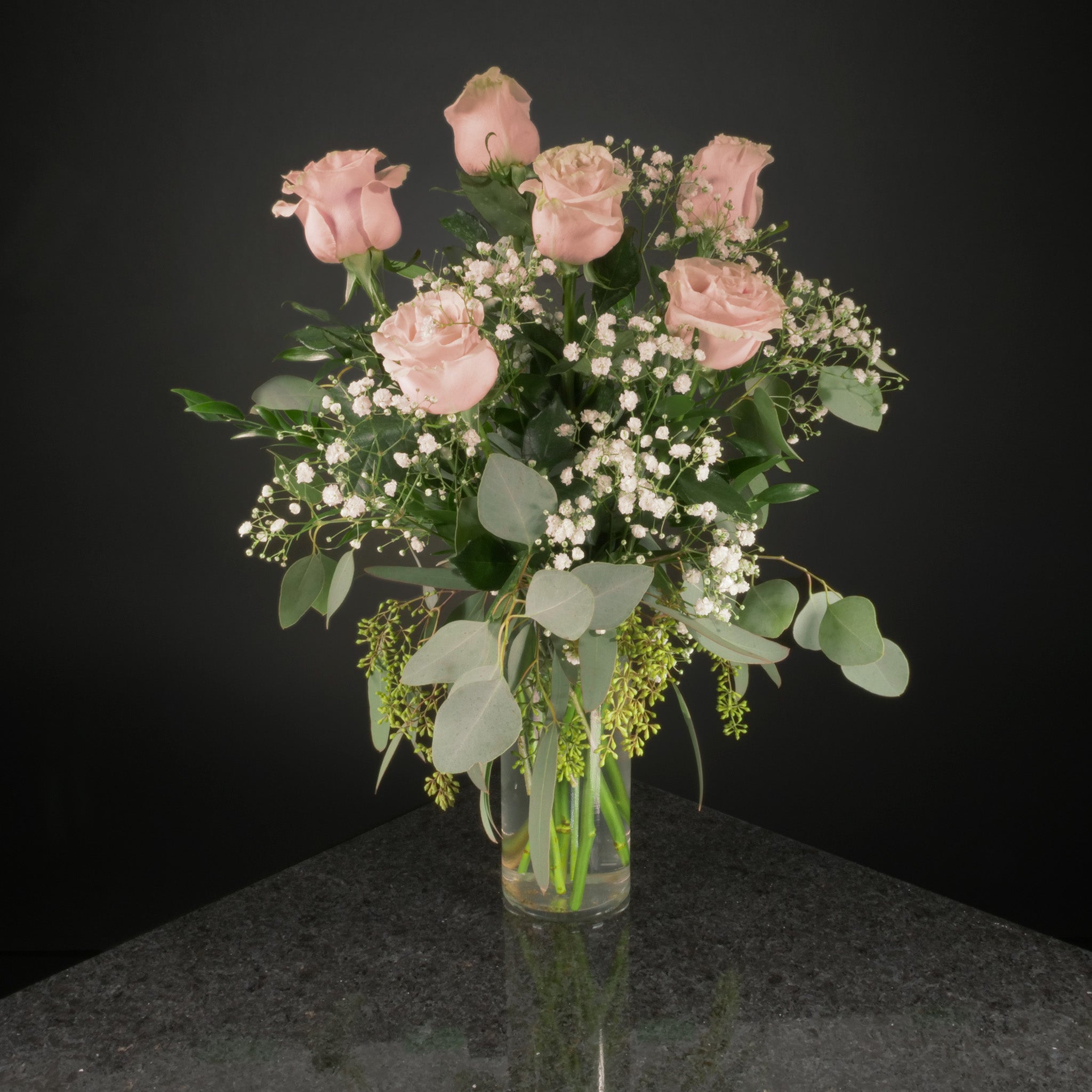 Blush Pink Roses – Ottawa Flowers Inc.