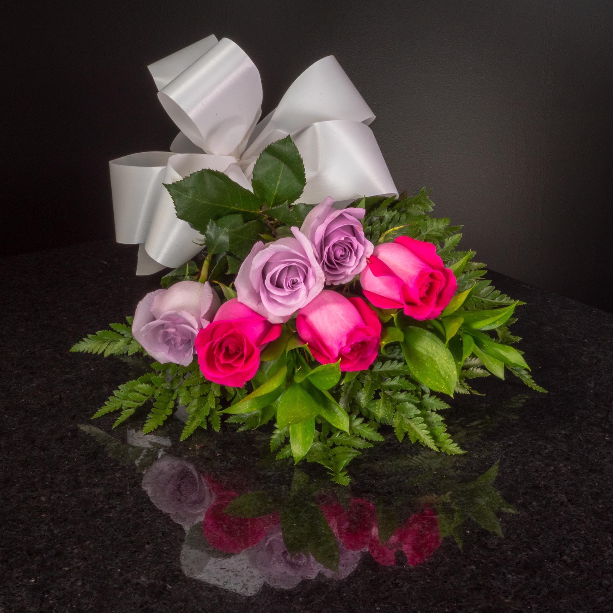 Hot Pink & Lavender Roses – Ottawa Flowers Inc.