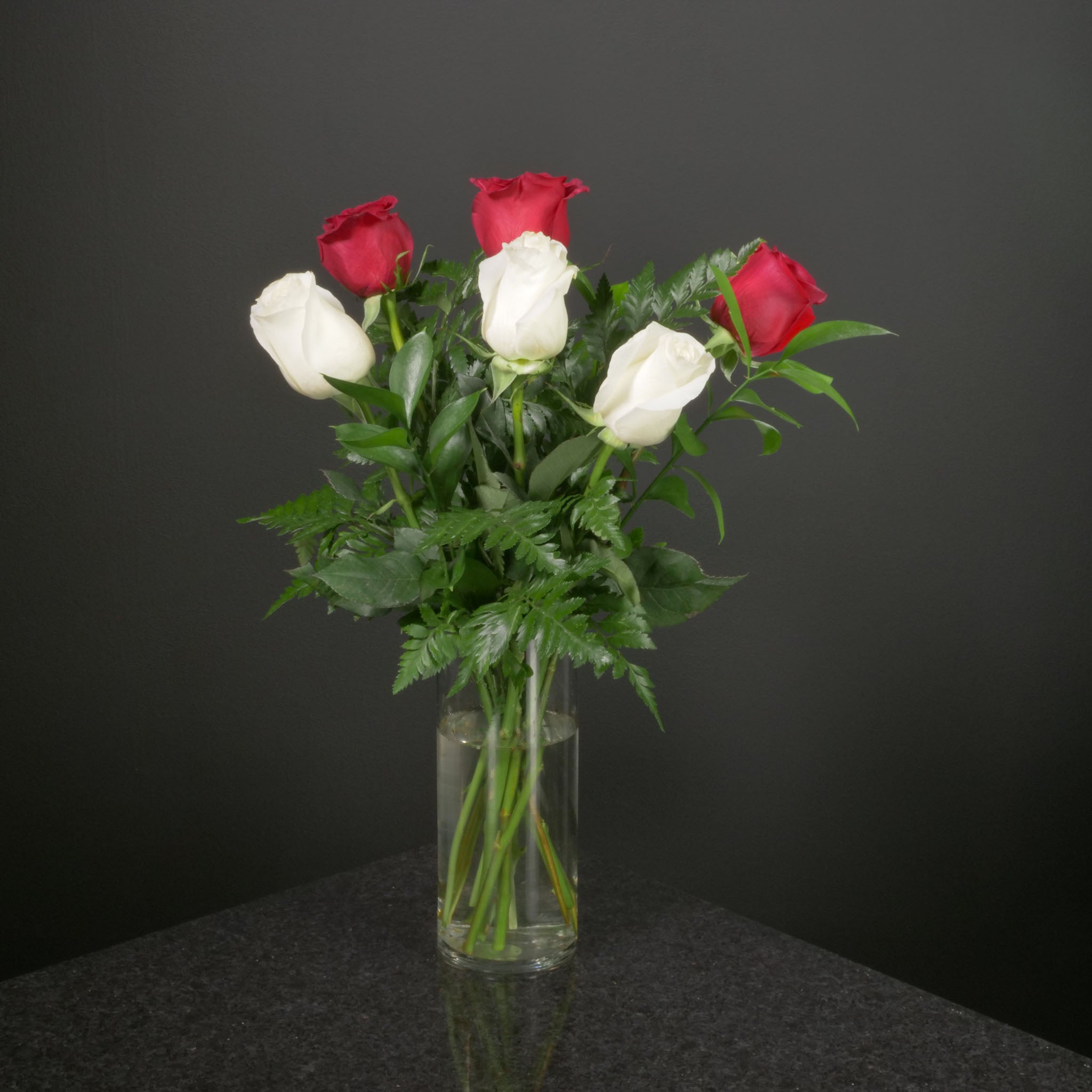 Red & White Roses – Ottawa Flowers Inc.