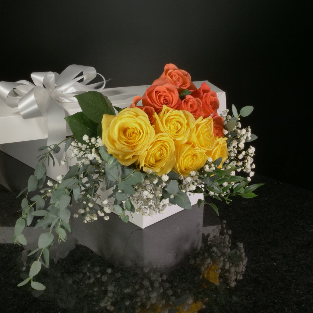 Yellow & Orange Roses – Ottawa Flowers Inc.