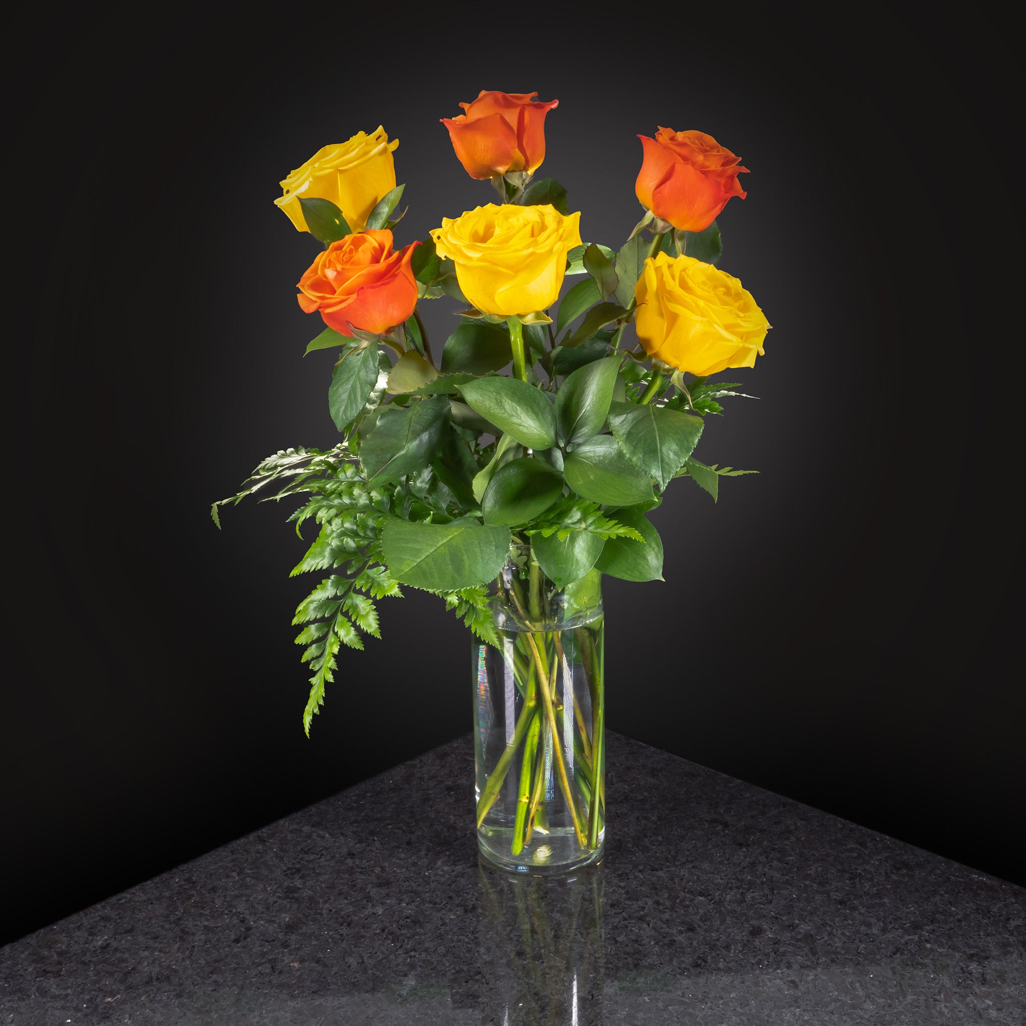 Yellow & Orange Roses – Ottawa Flowers Inc.
