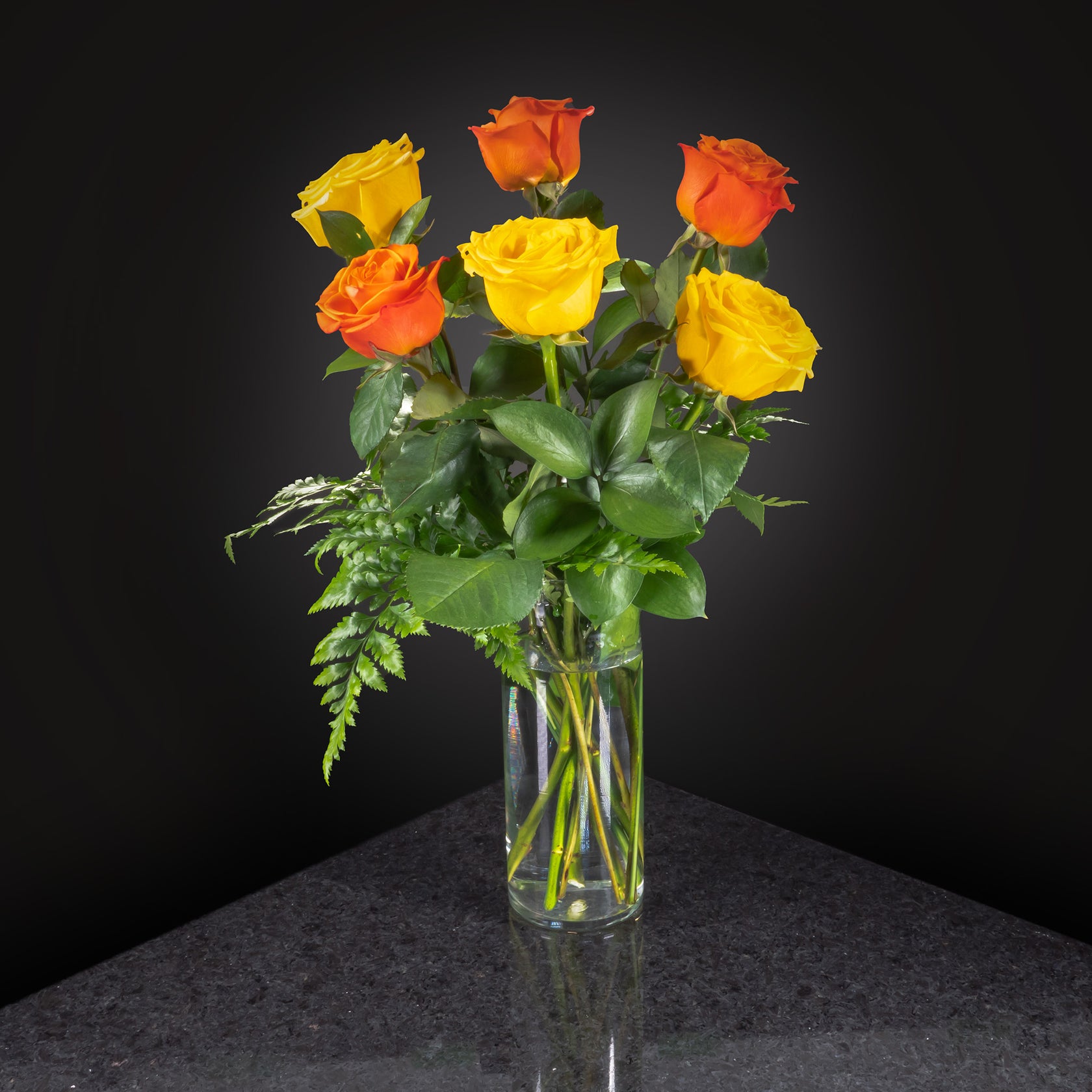 Yellow & Orange Roses – Ottawa Flowers Inc.